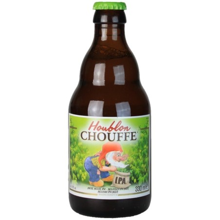 La Chouffe Houblon IPA 33 cl - Bière Blonde à 9° d'alcool brassée par Brasserie Duvel Moortgat