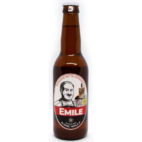 Emile 33 cl - Bière Blonde à 9° d'alcool brassée par Brasserie Motte ...