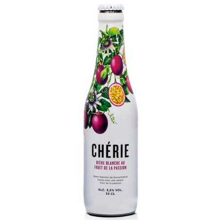 Bière Chérie Fruit de la Passion 3,5° - Bière Fruitée et Rafraîchissante