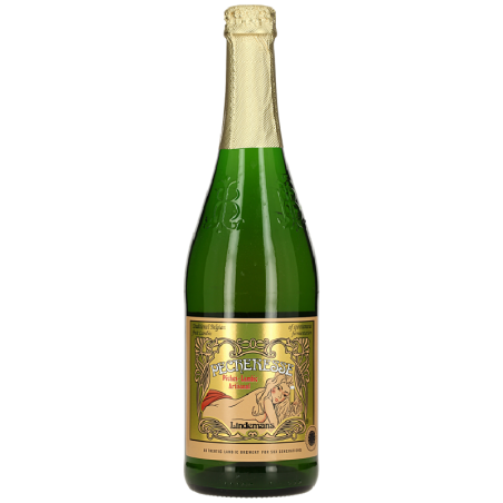 Lindemans Pêche 75 cl - Bière Ambrée à 1,1° d'alcool brassée par Brasserie Lindeman’s
